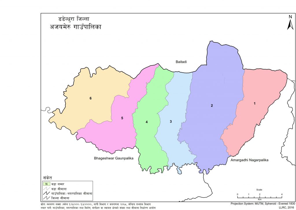 Ajayameru Rural Municipality is located in Dadeldhura District ...