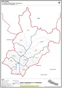 Constituency Map of Dolakha District of Nepal – Nepal Archives