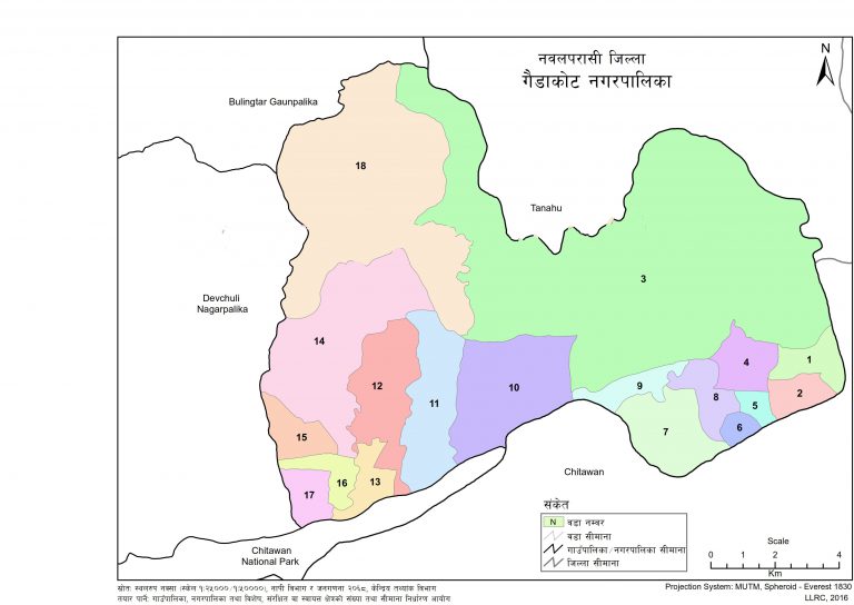 Gaidakot Municipality Profile | Facts & Statistics – Nepal Archives