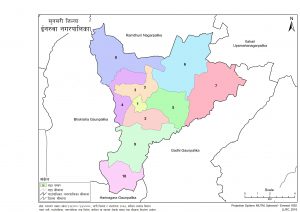 Map of Inaruwa Municipality, Sunsari, Nepal – Nepal Archives