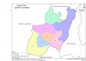 Map of Mapya Dudhkoshi Rural Municipality, Solukhumbu, Nepal – Nepal ...