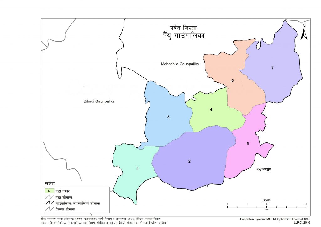 Paiyun Rural Municipality Profile | Facts & Statistics – Nepal Archives